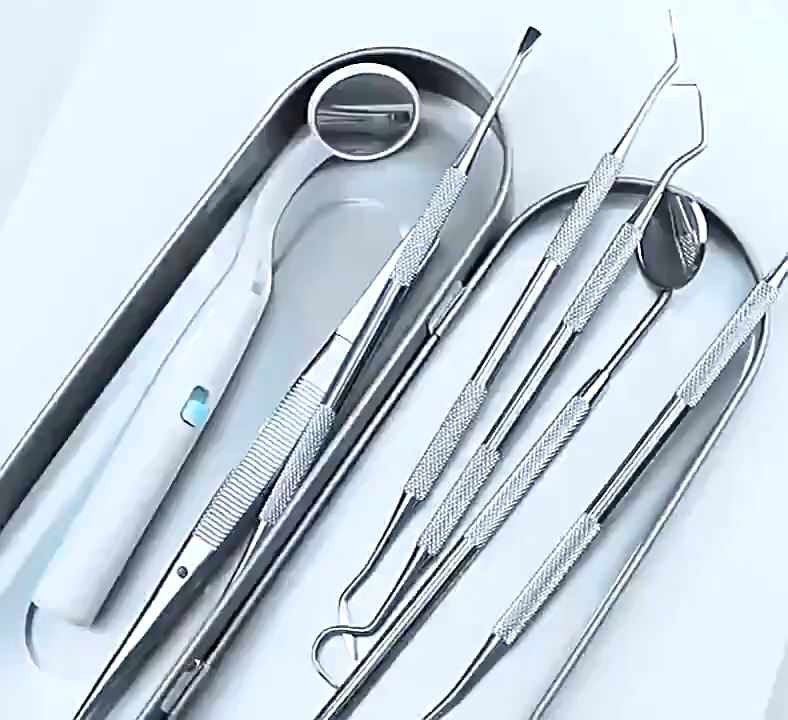 3Pcs/Set Dental Hygiene Tool Kit Dentist Tartar Scraper Calculus Plaque ...