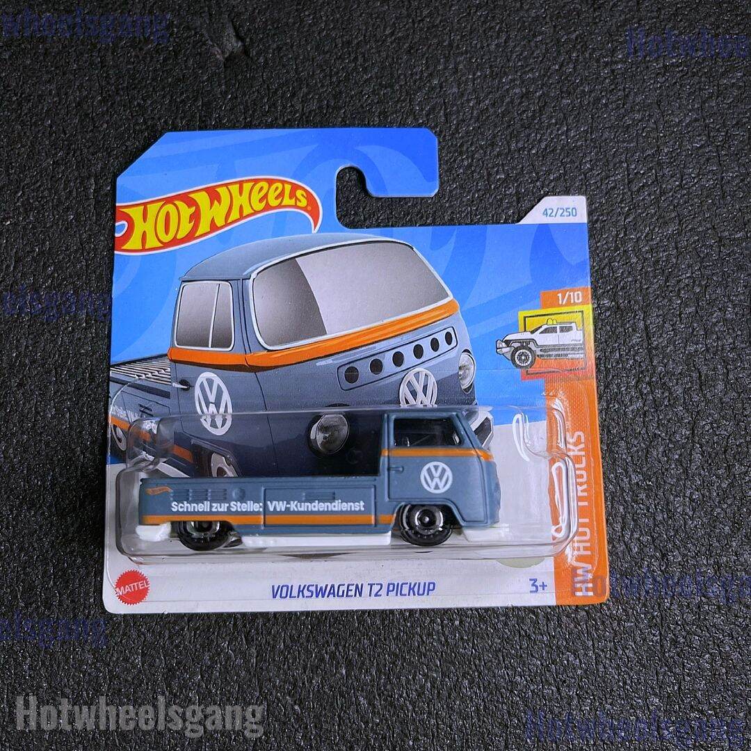 Hot Wheel Volkswagen T2 Pickup Truck 2024 Short Card Collection Hotwheels Diecast Volkswagen ...