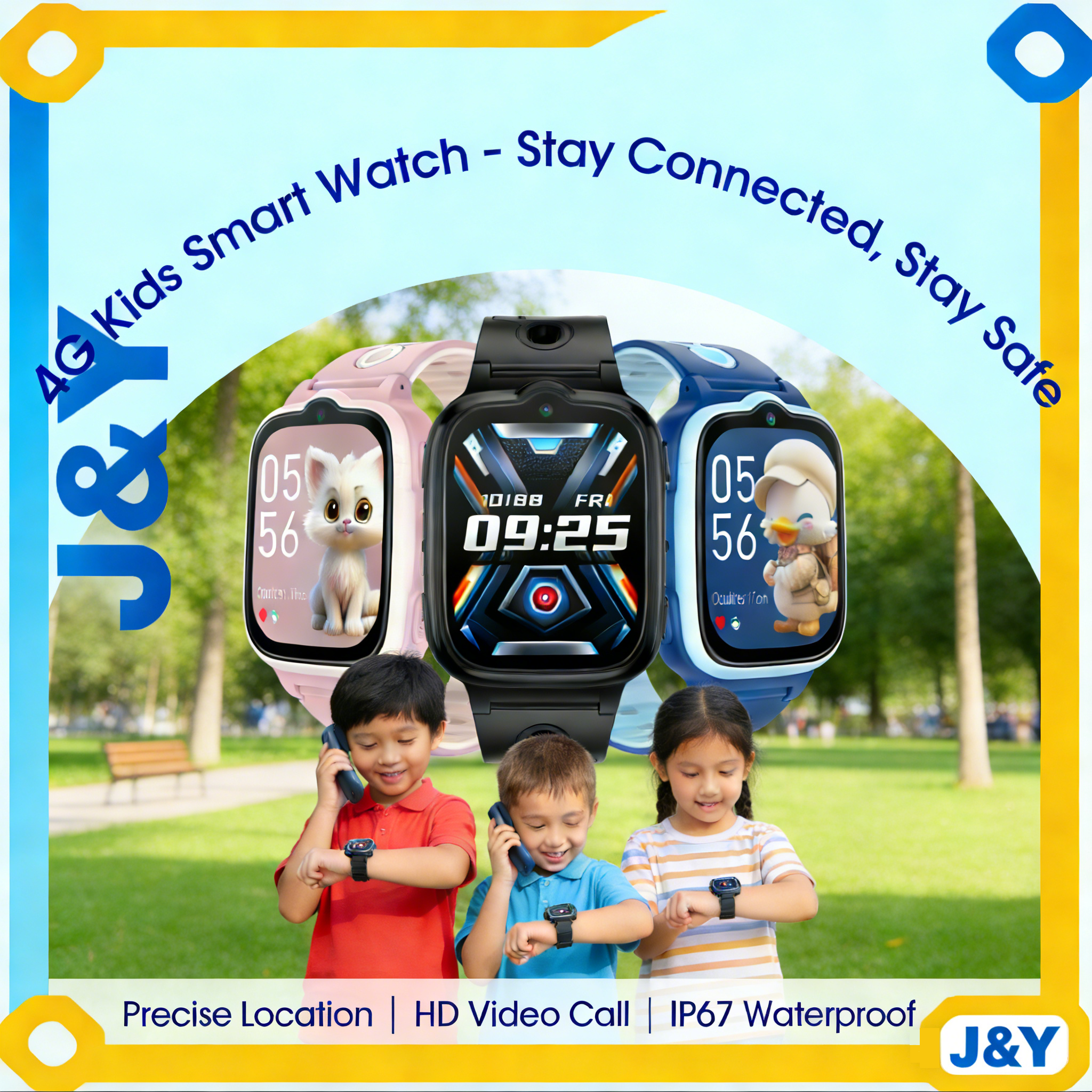 Smartwatch Watch Phone for Children (4G) - Calls, Messages, Kids School ...