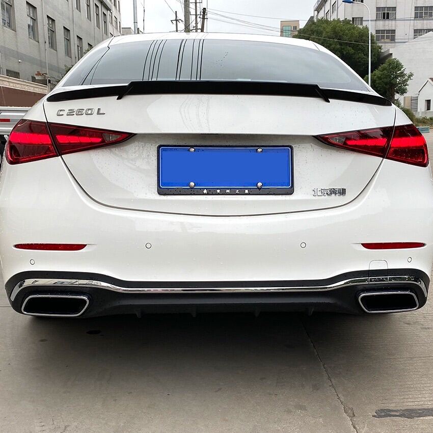 Mercedes Benz W206 2022 2023 2024 AMG / RT rear boot trunk ducktail lip ...