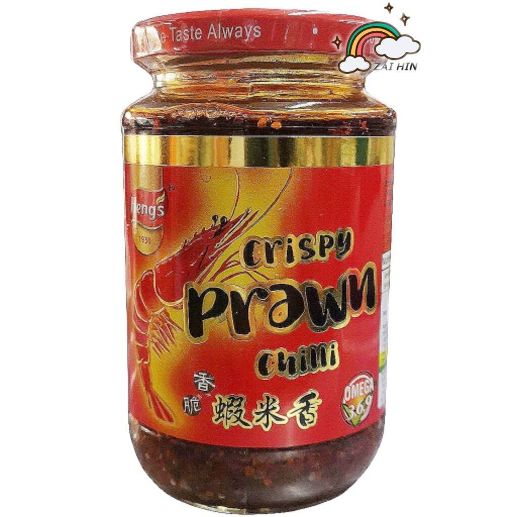 HENG'S CRISPY PRAWN CHILLI 340G 香脆虾米香 | Lazada