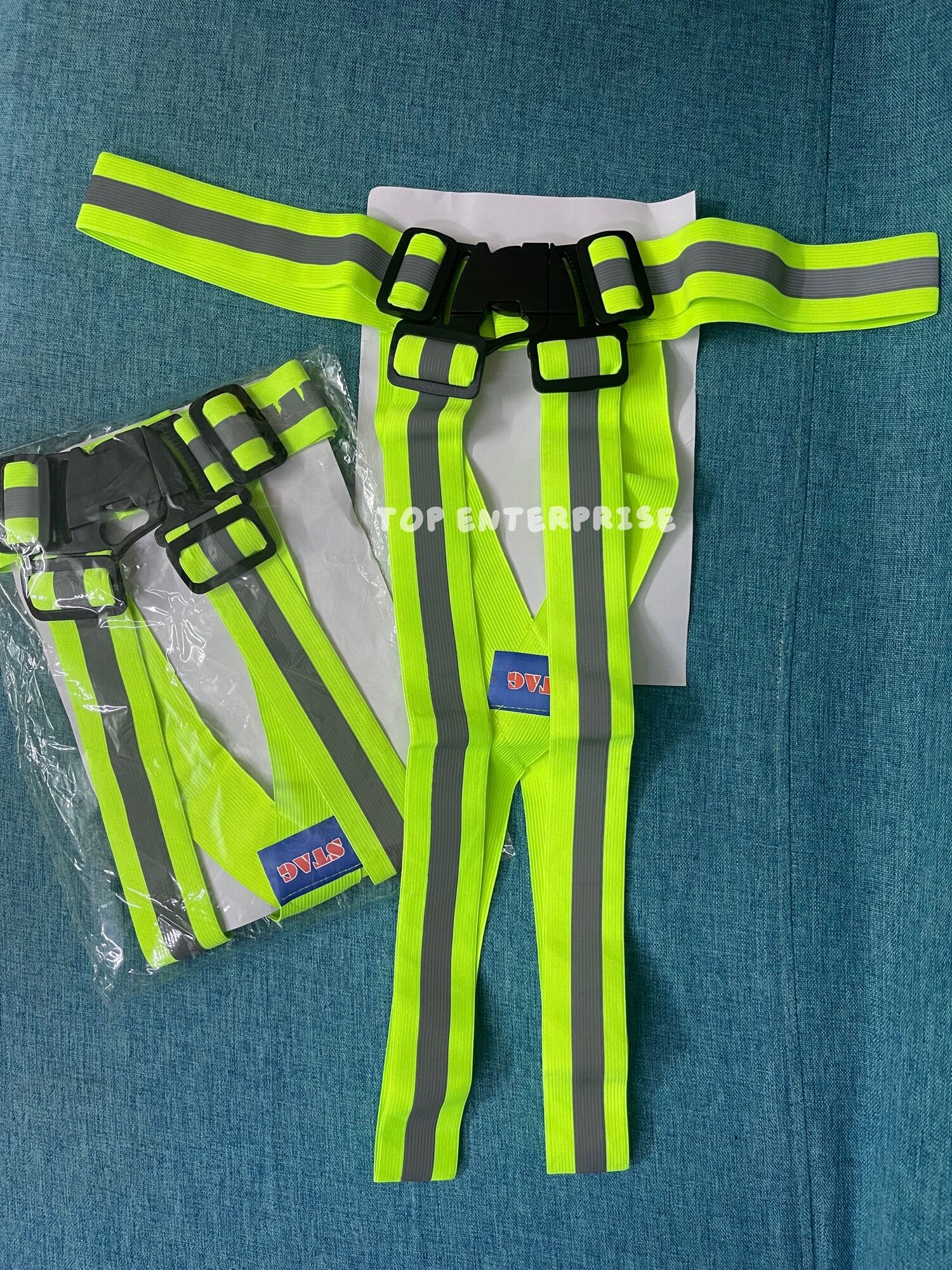 STAG 733 Safety Vest Reflective Belt High Visibility Coat with Grey ...