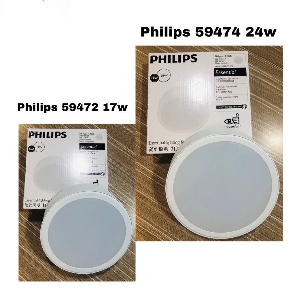 PHILIPS MESON 17W 7" / 24W 9" LED SURFACE DOWNLIGHT (for concrete ...