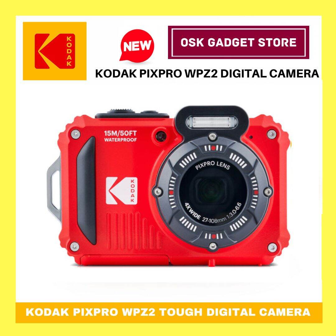 Kodak Pixpro WPZ2 Digital Compact Camera | Weather Proof | 4× Optical ...
