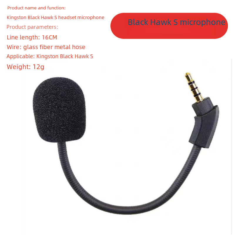 Hyperx Black Hawk S Gaming Headset Microphone Plug Play Detachable ...