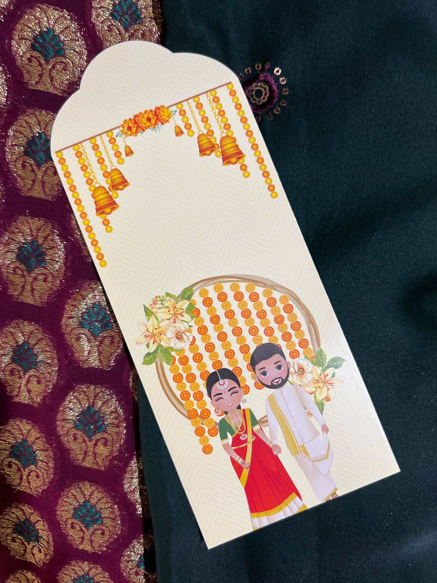 JOYCE Design Indian Wedding Money Envelopes (10 PCS/1 PACK). 2 designs ...
