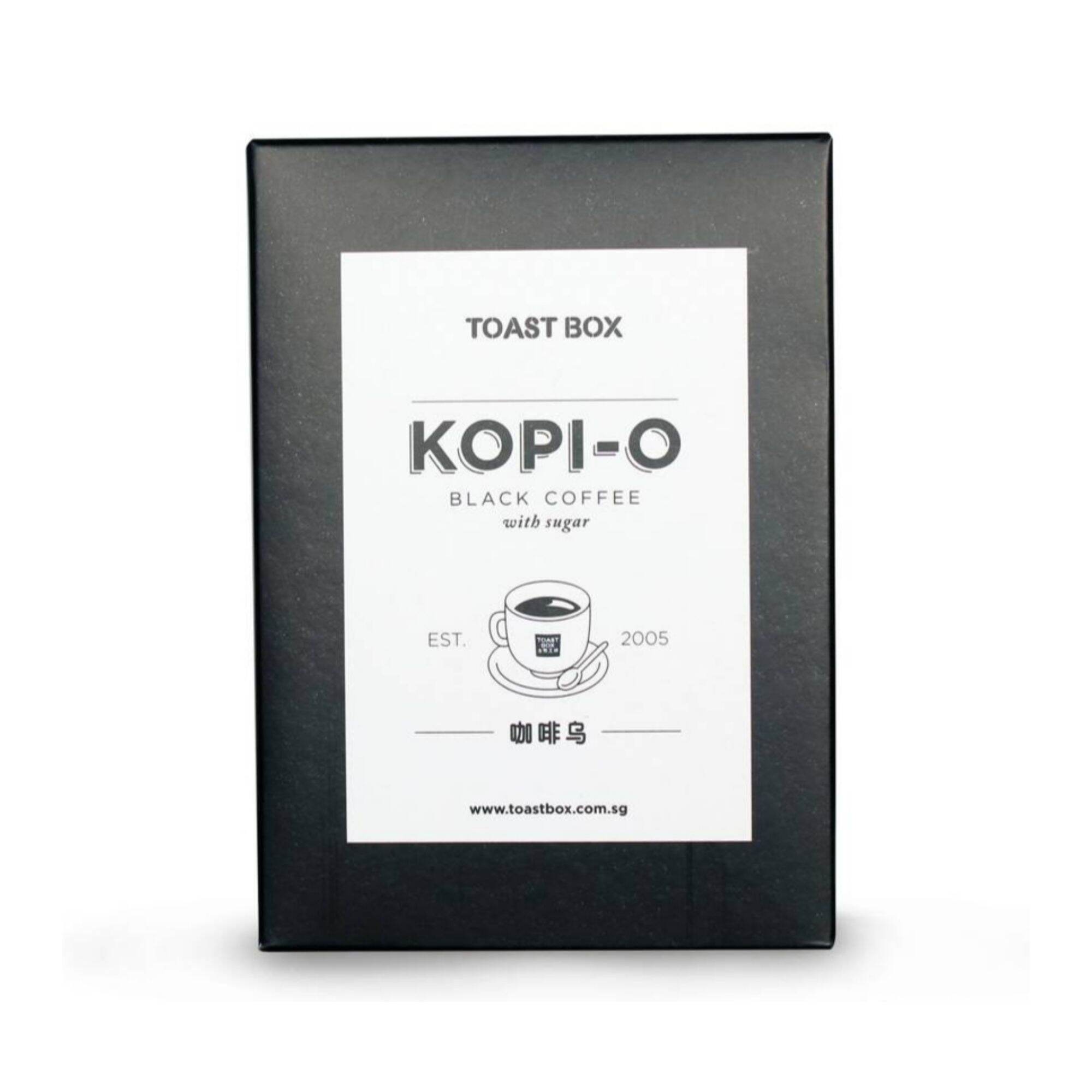 Toast Box Kopi Coffee & Creamer (6x32gm) / Kopi-O Kosong No Added Sugar ...