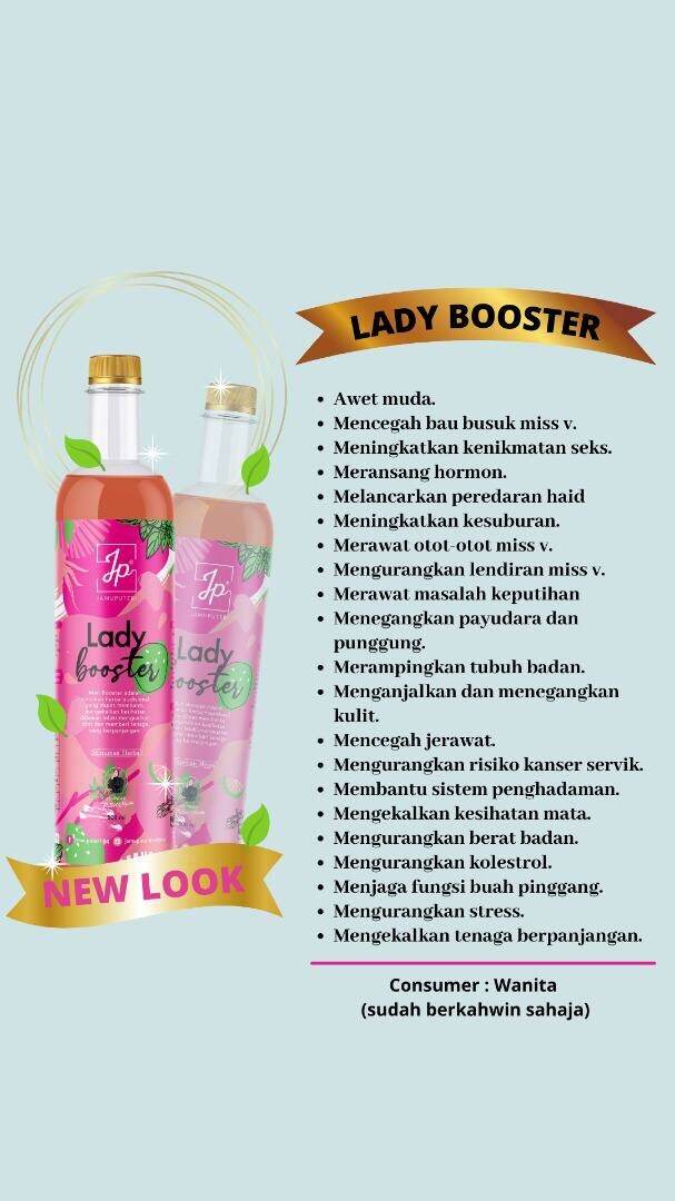 LADY BOOSTER JAMU PUTERI 🔥FREE GIFT🔥 | Lazada