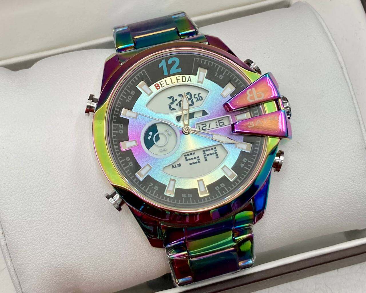NEW Arrival Belleda watch for Men #full steel | Lazada