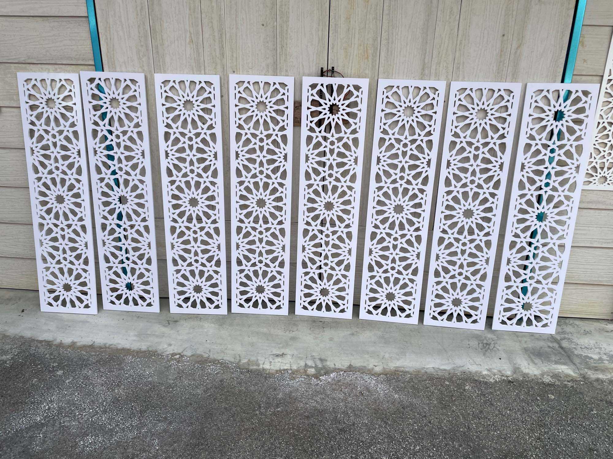 WALL PANEL ISLAMIC ARABIC PATTERN WALL DECO 4X1 | Lazada