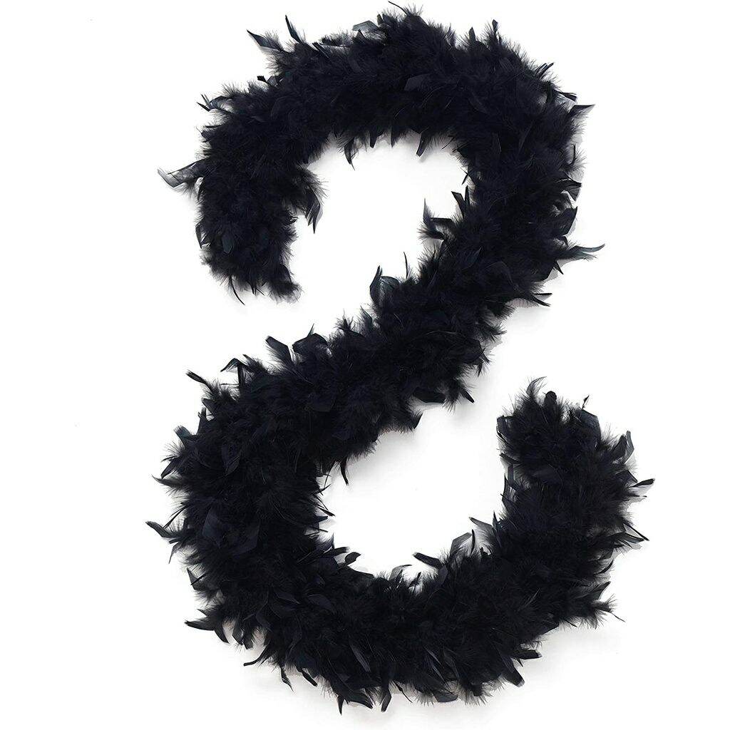 [73 Mall ] Gatsby Feather Boa Soft Burlesque 1920's Retro Scarf Dance ...