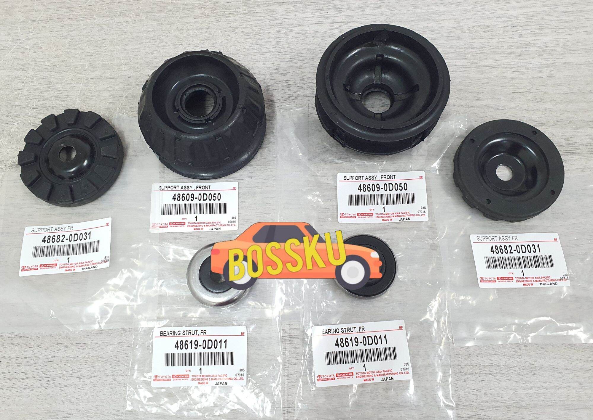 6 IN 1 SET-FRONT ABSORBER MOUNTING/BEARING/STRUT DAMPER-TOYOTA VIOS ...