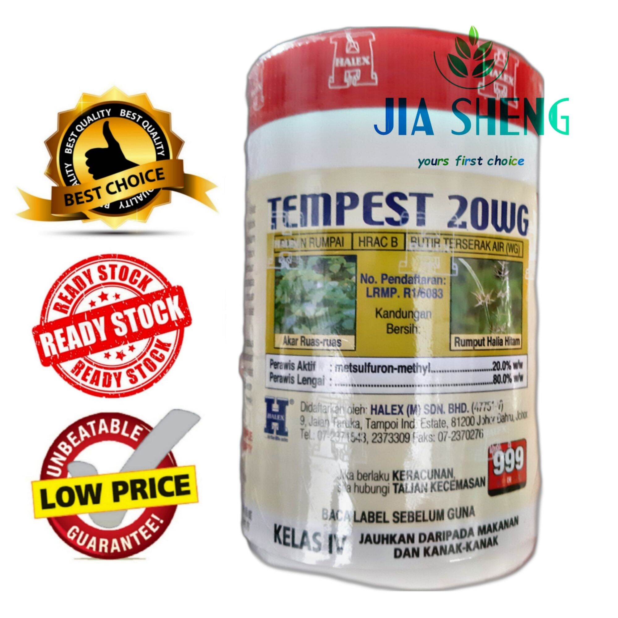 Halex TEMPEST 20WG 50G Racun tempest (sama dgn kenlly,alai,ally) | Lazada