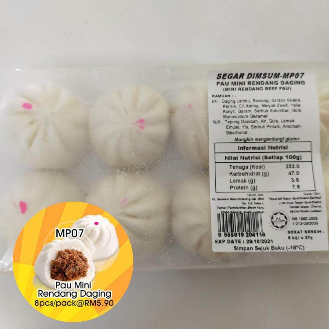 MP07 Pau Mini Rendang Daging (8pcs) | Lazada