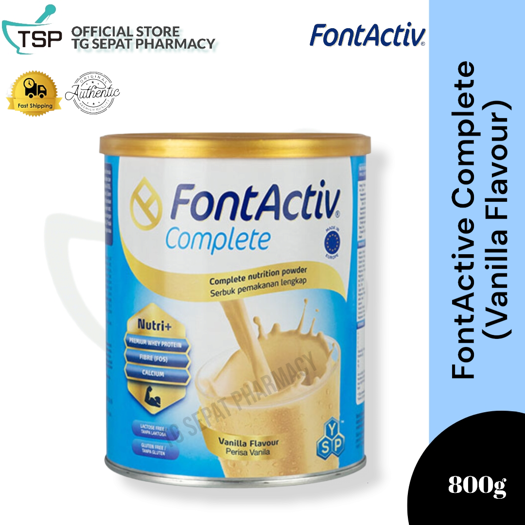 FontActive Complete Vanilla Flavour 800g | Lazada