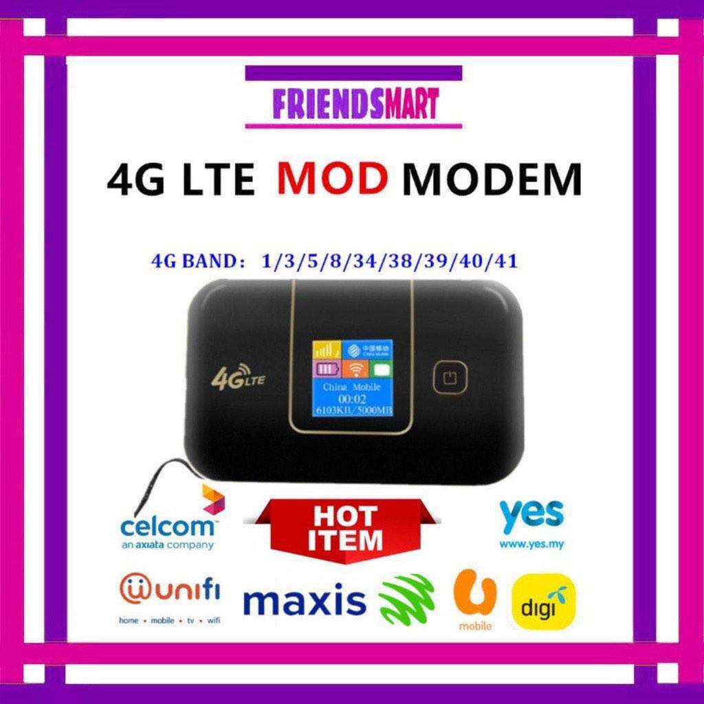 Simcard MOD 4G Pocket Wifi Portable Modem Mifi R908 Unlimited Data ...