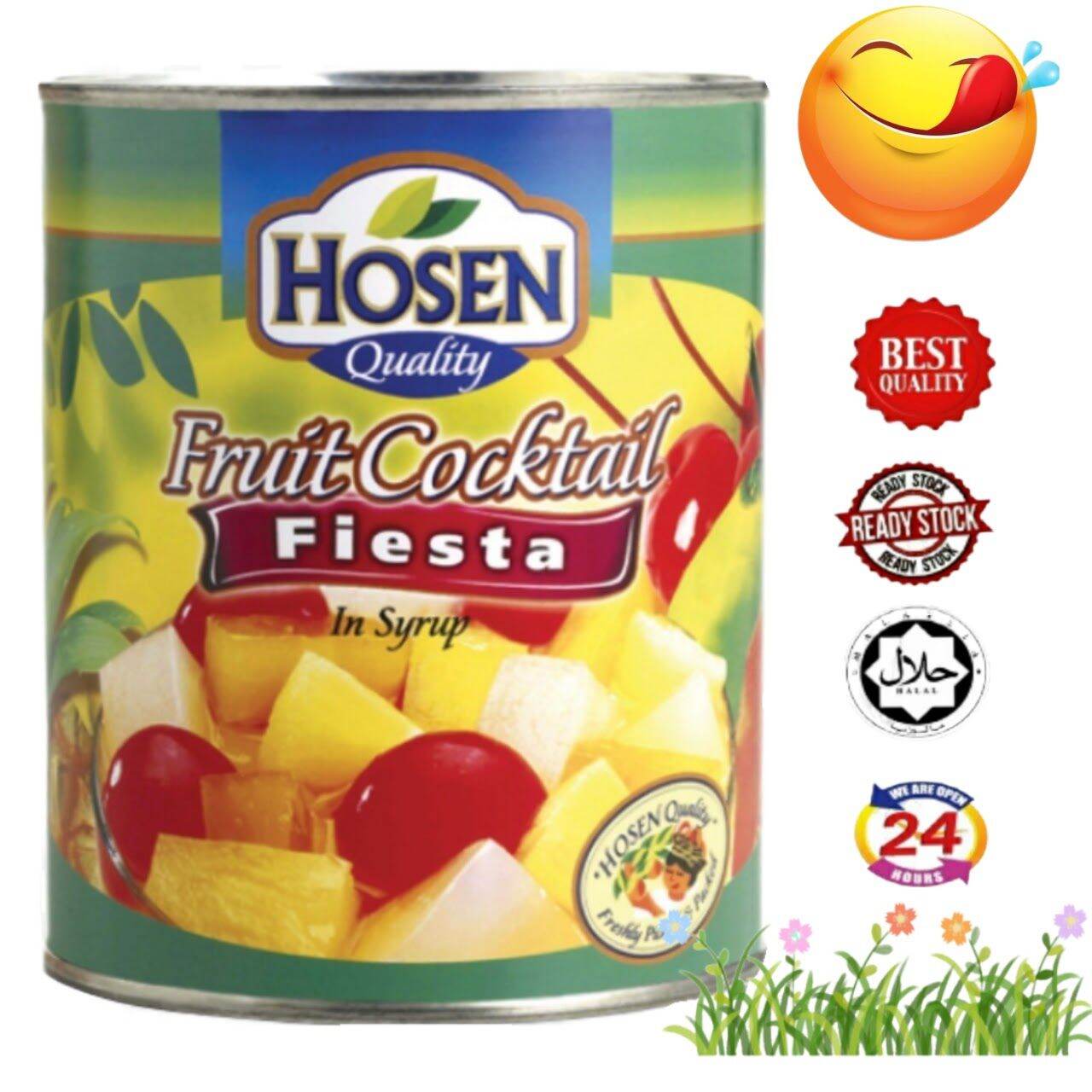 Hosen Longan/Lychee/pineapple/Fruit cocktail in syrup | Lazada