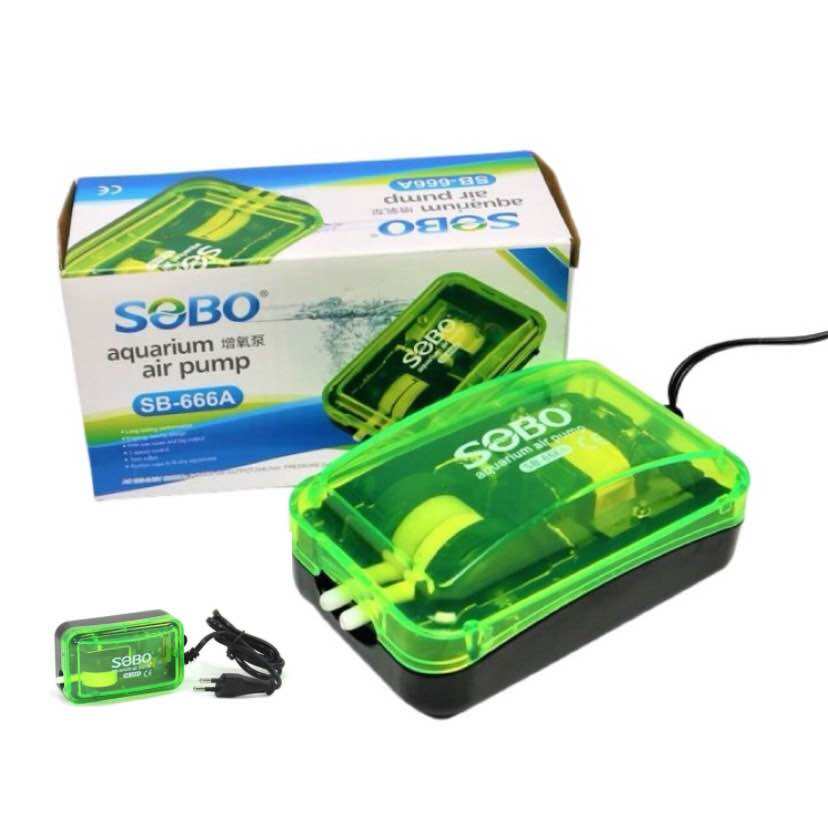 Osean Master X Sobo Energy Saving Air pump SB-222A / SB-333A / SB-666A Oxsigen Aquarium Pam ...