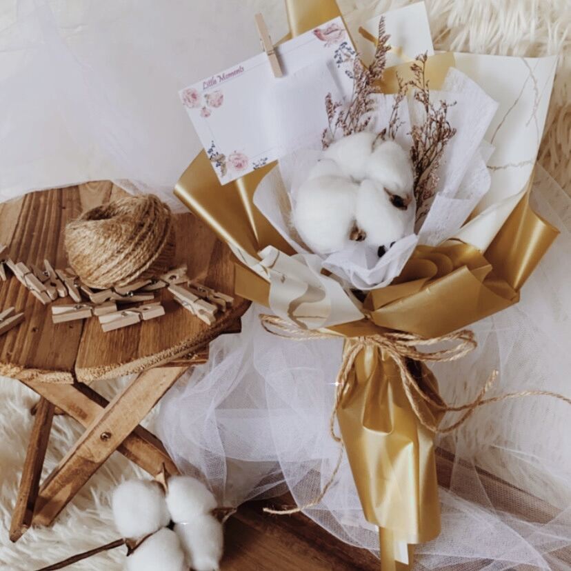 Cotton Flower Bouquet | Lazada