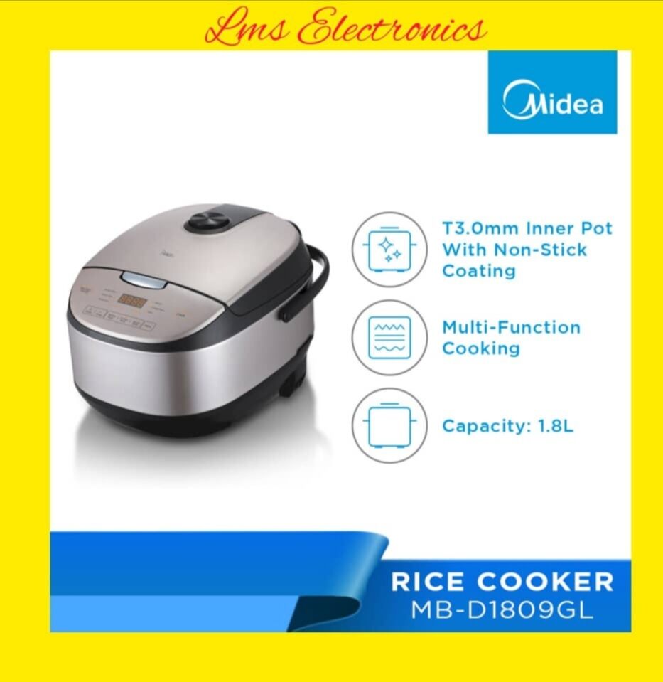 MIDEA SMART DIGITAL RICE COOKER 1.8L | Lazada