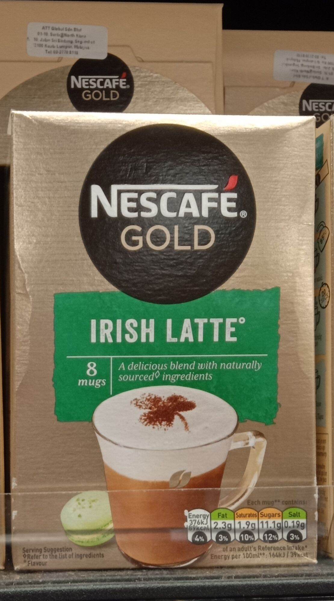 Nescafé Gold Irish Latte 8S | Lazada
