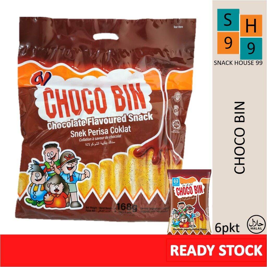 【6 pkt】Choco Bin Chocolate【SnackHouse99】 | Lazada