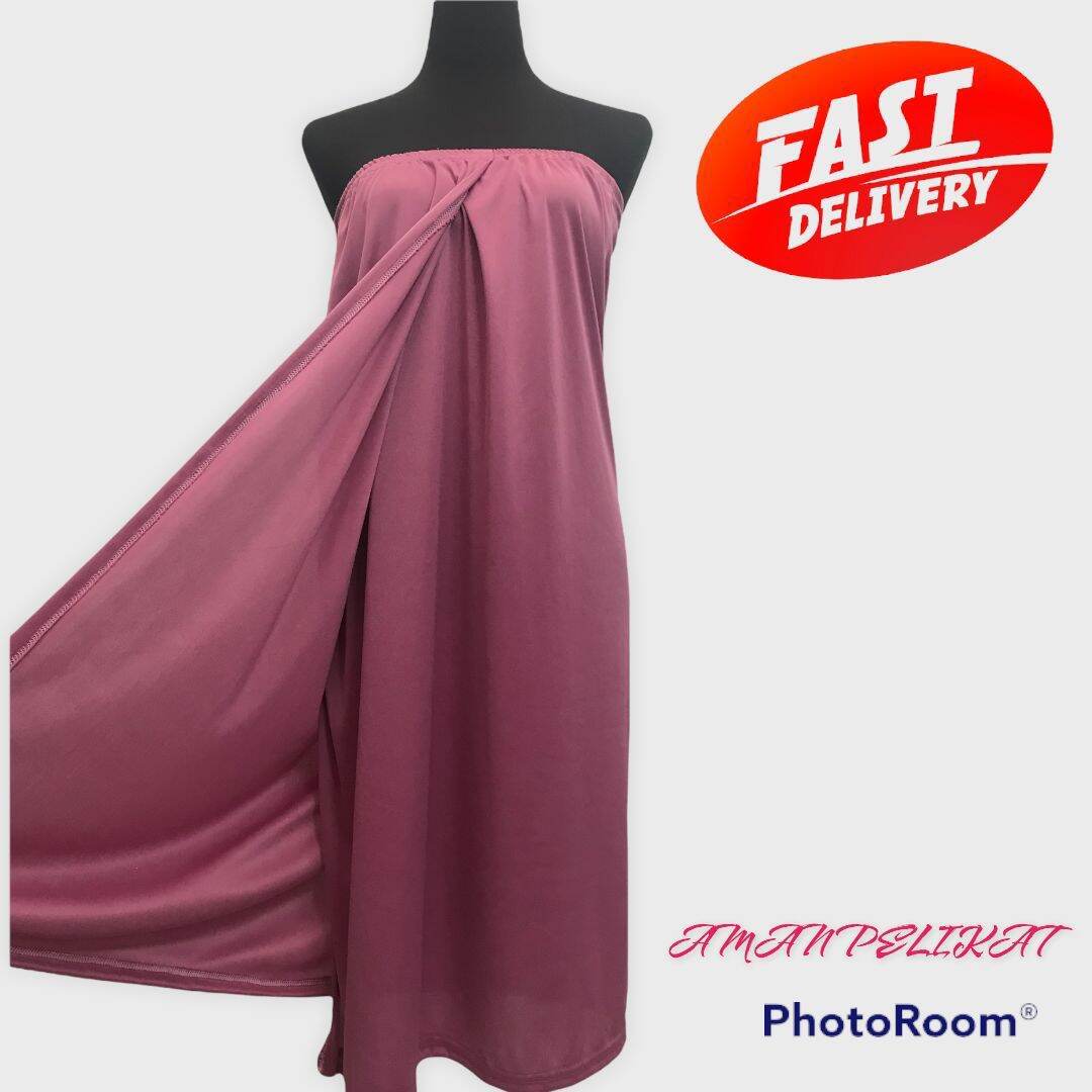 Kain Kemban Basahan Spa Mandi Wanita Muslimah atau untuk anak bawa ke ...