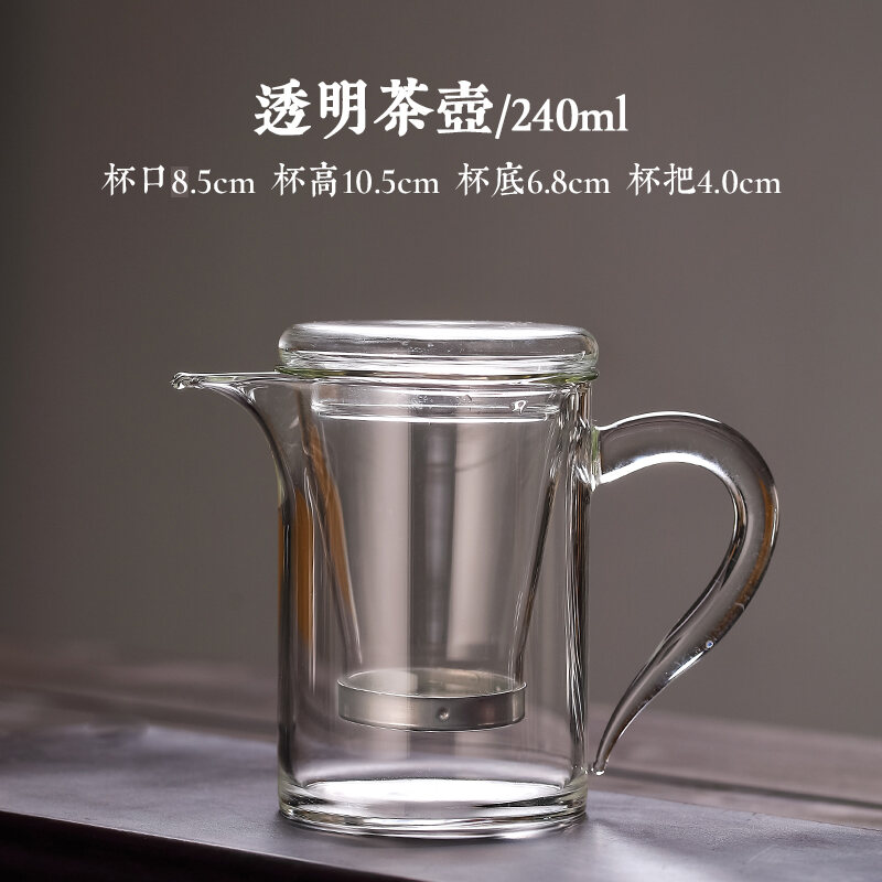 Japanese Kung Fu Little Teapot One Person Glass Tea Brewing Artifact ...